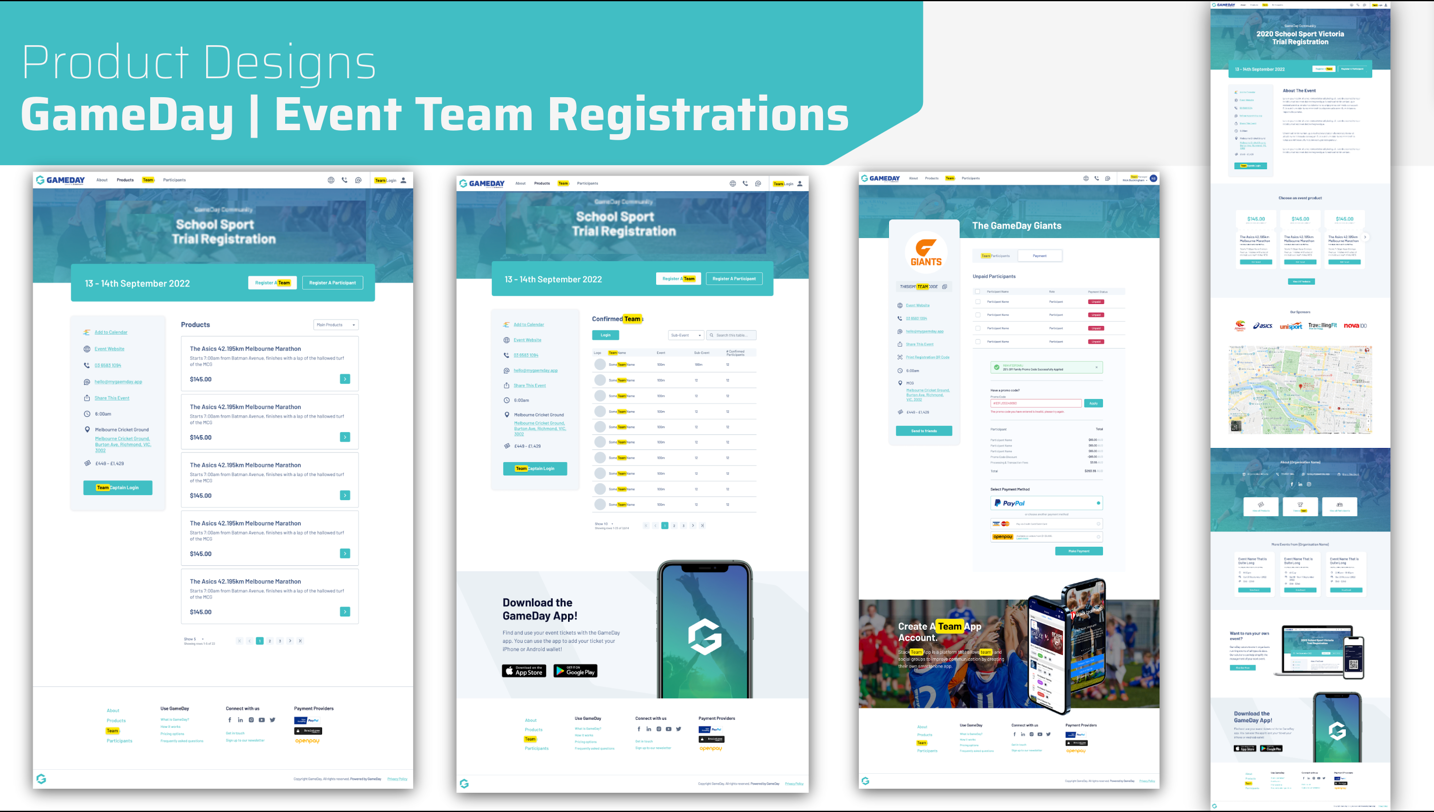 Product Announcement: GameDay Events enhancements & team registrations - GameDay Community