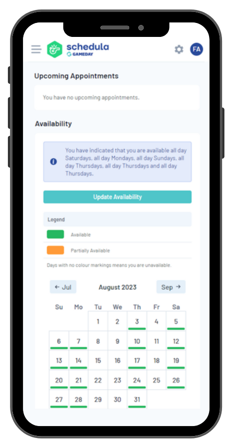 Product Announcement: Schedula Refresh - GameDay Community